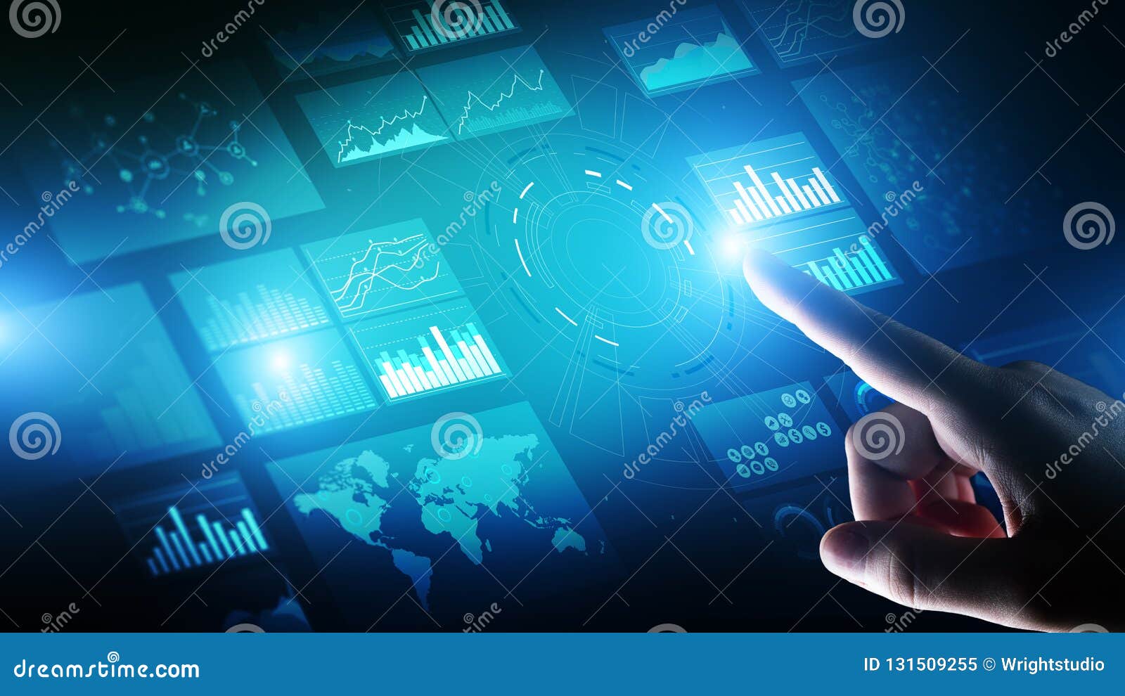 Virtual Screen Business Intelligence Dashboard, Analytics and Big Data ...