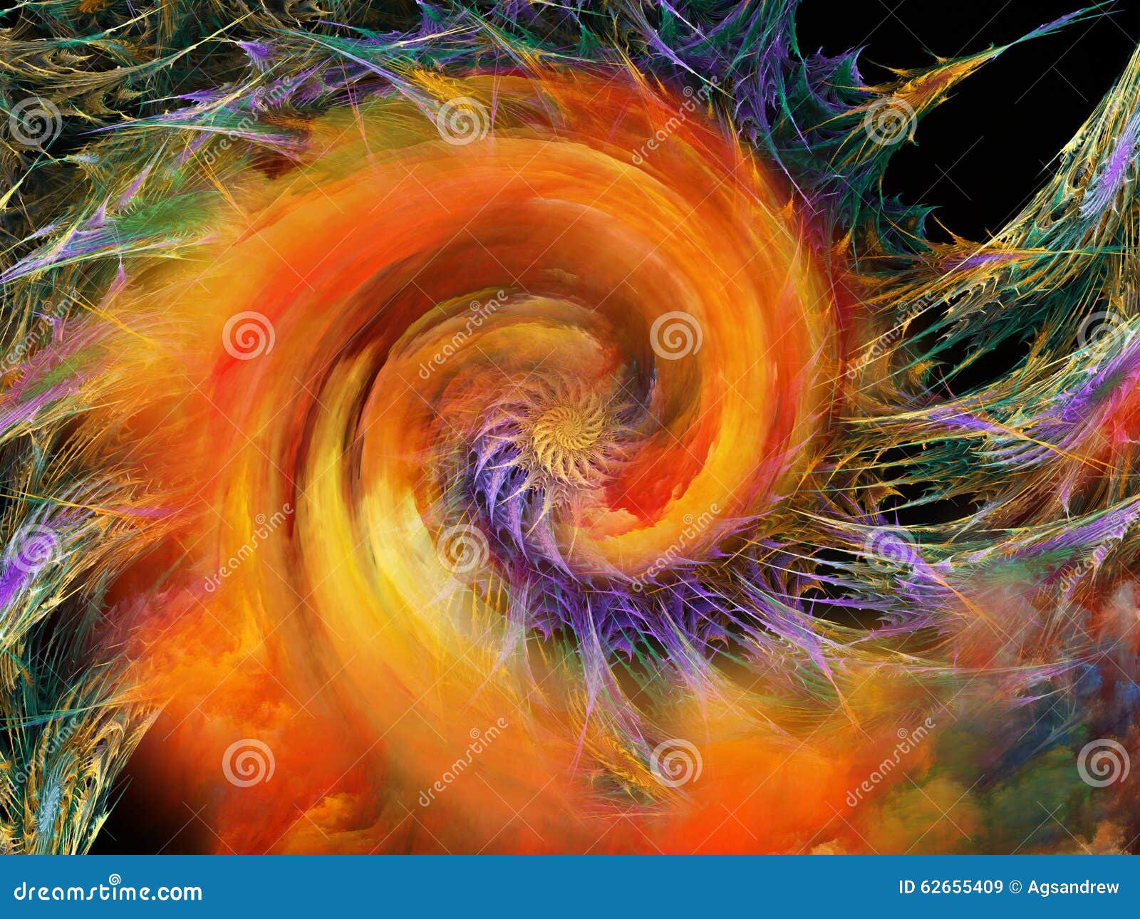 Virtual Spiral Pattern stock illustration. Illustration of math - 62655409