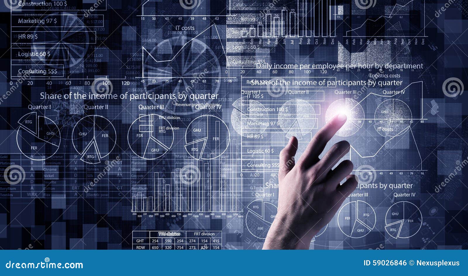 Virtual technologies stock photo. Image of interface - 59026846