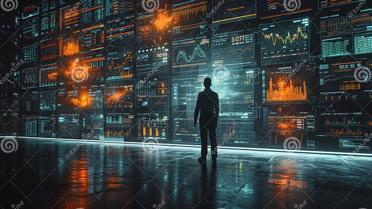 A Virtual Trading Floor Filled with Holographic Projections of Charts ...