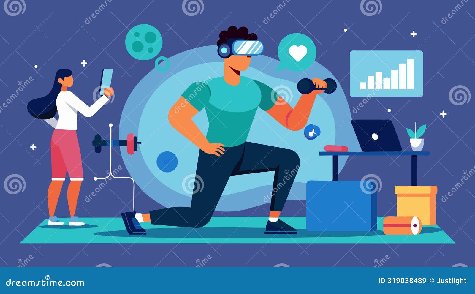 A Virtual Training Coach that Uses VR Technology To Guide and Motivate ...