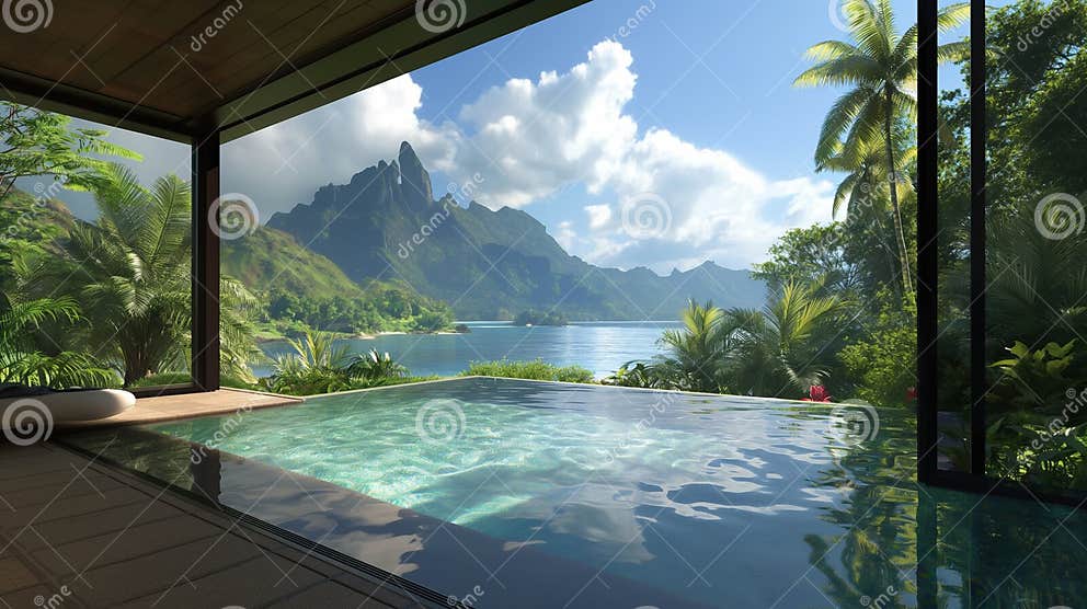 Virtual Travel Guide, Interactive Holograms, Exotic Destinations Stock ...