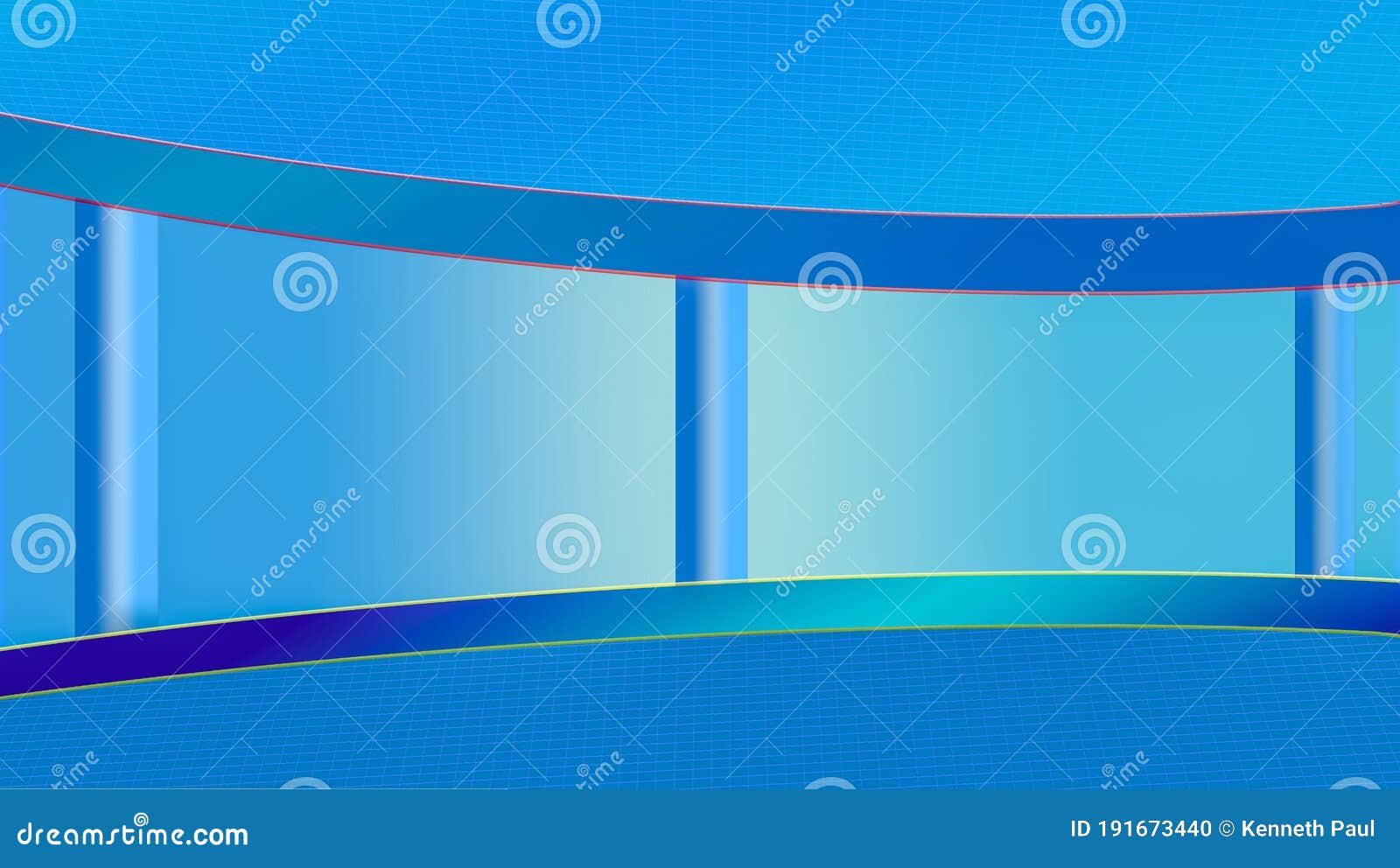 Broadcast Studio. Podcast Interview People Talking To Microphones ...