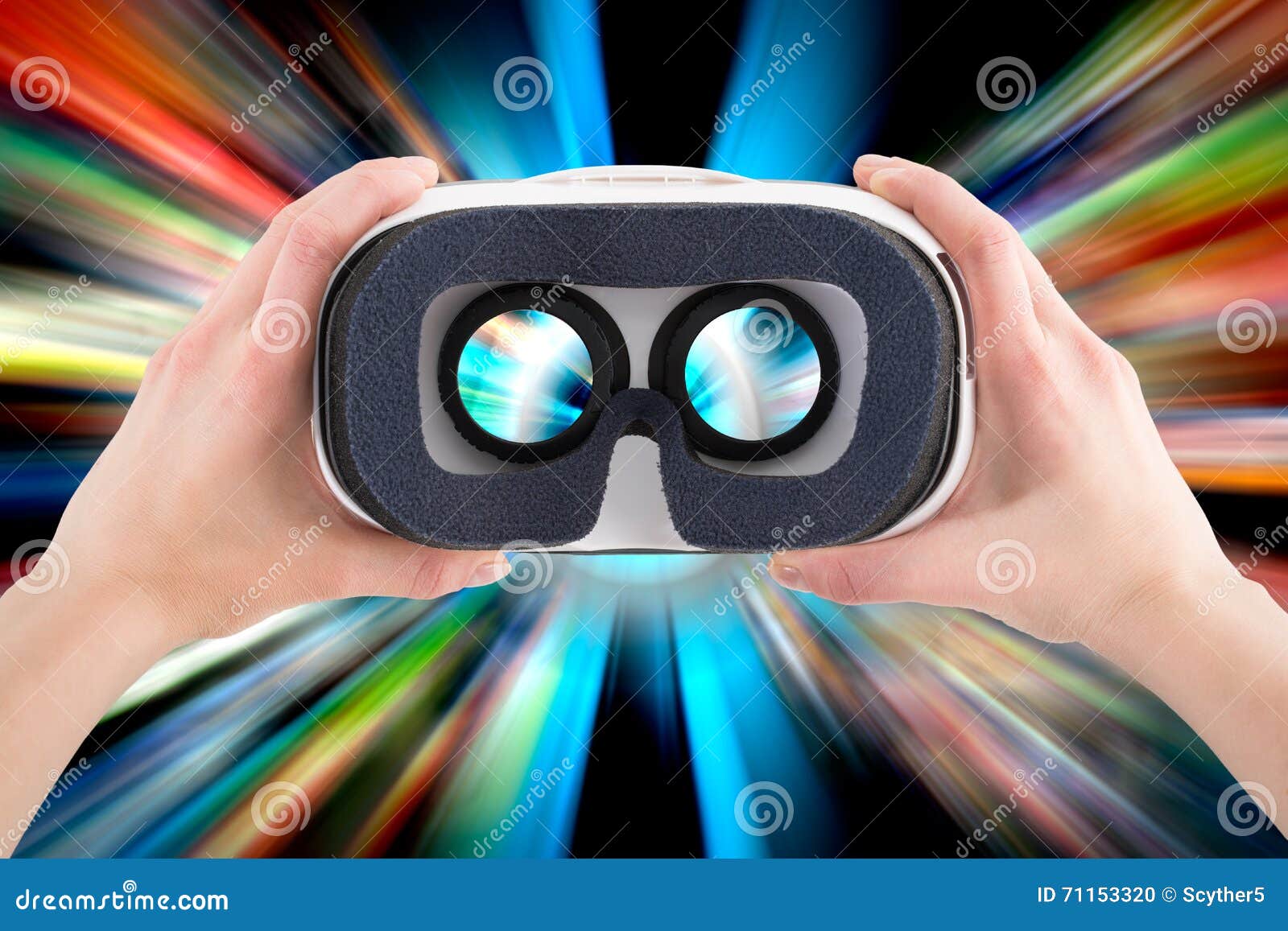 Virtual Vr Glasses Goggles Headset Concepts Stock Photo - Image of ...