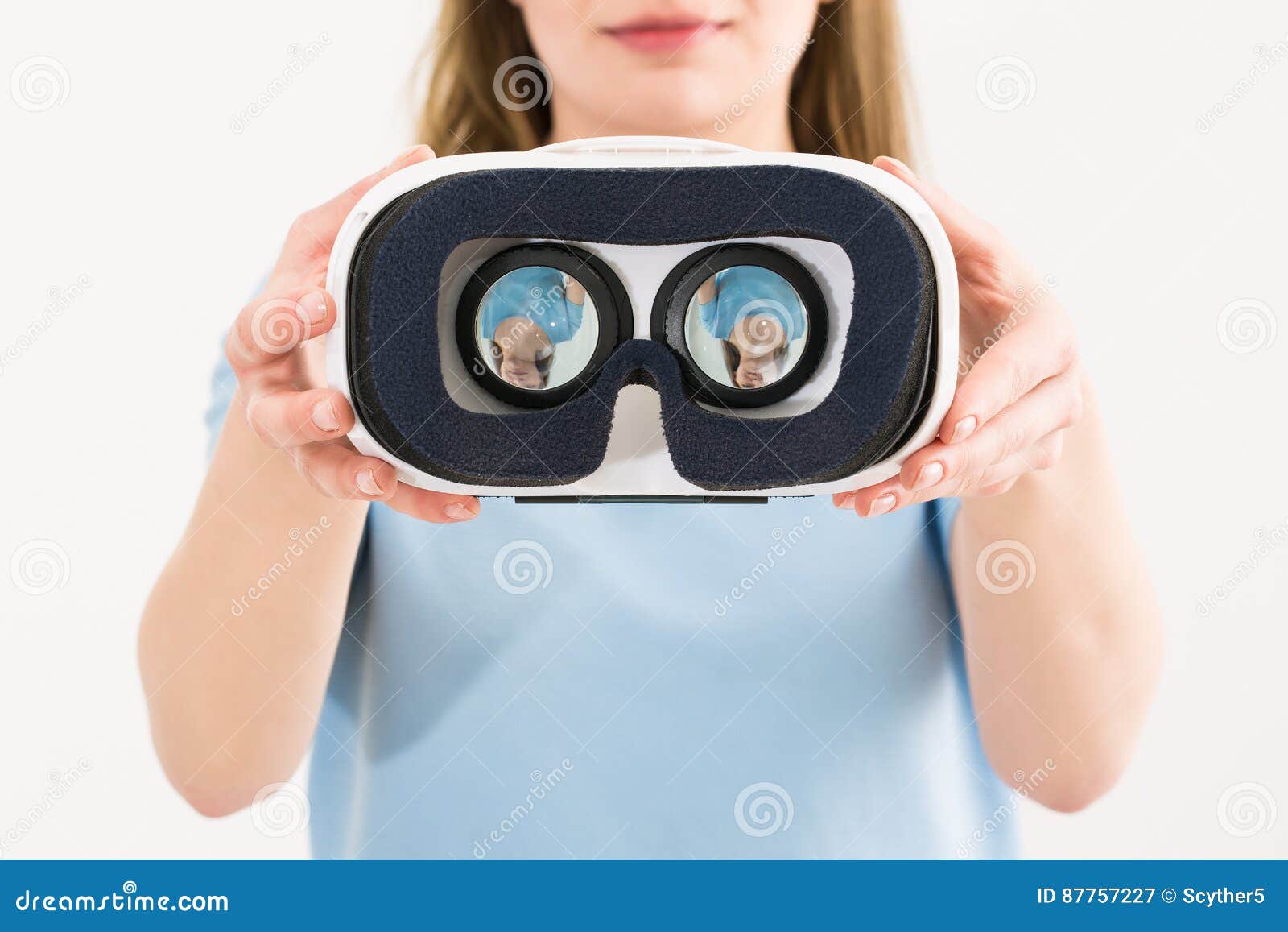 Virtual Vr Glasses Goggles Headset Concepts Stock Image - Image of ...