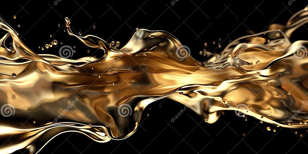 Virtual Waves Abstract Background Stock Illustration - Illustration of ...