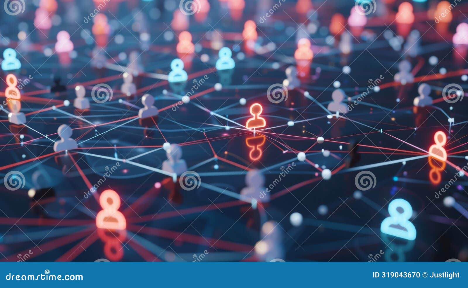 A Virtual World of Interconnected Avatars Representing the Global Reach ...