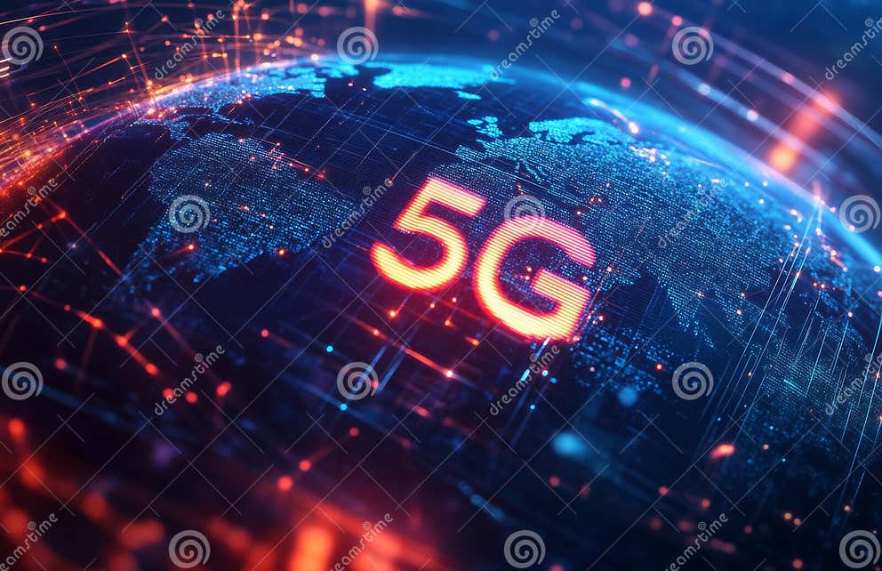 A Virtual World Map Featuring Illuminated Lines Linking Different ...