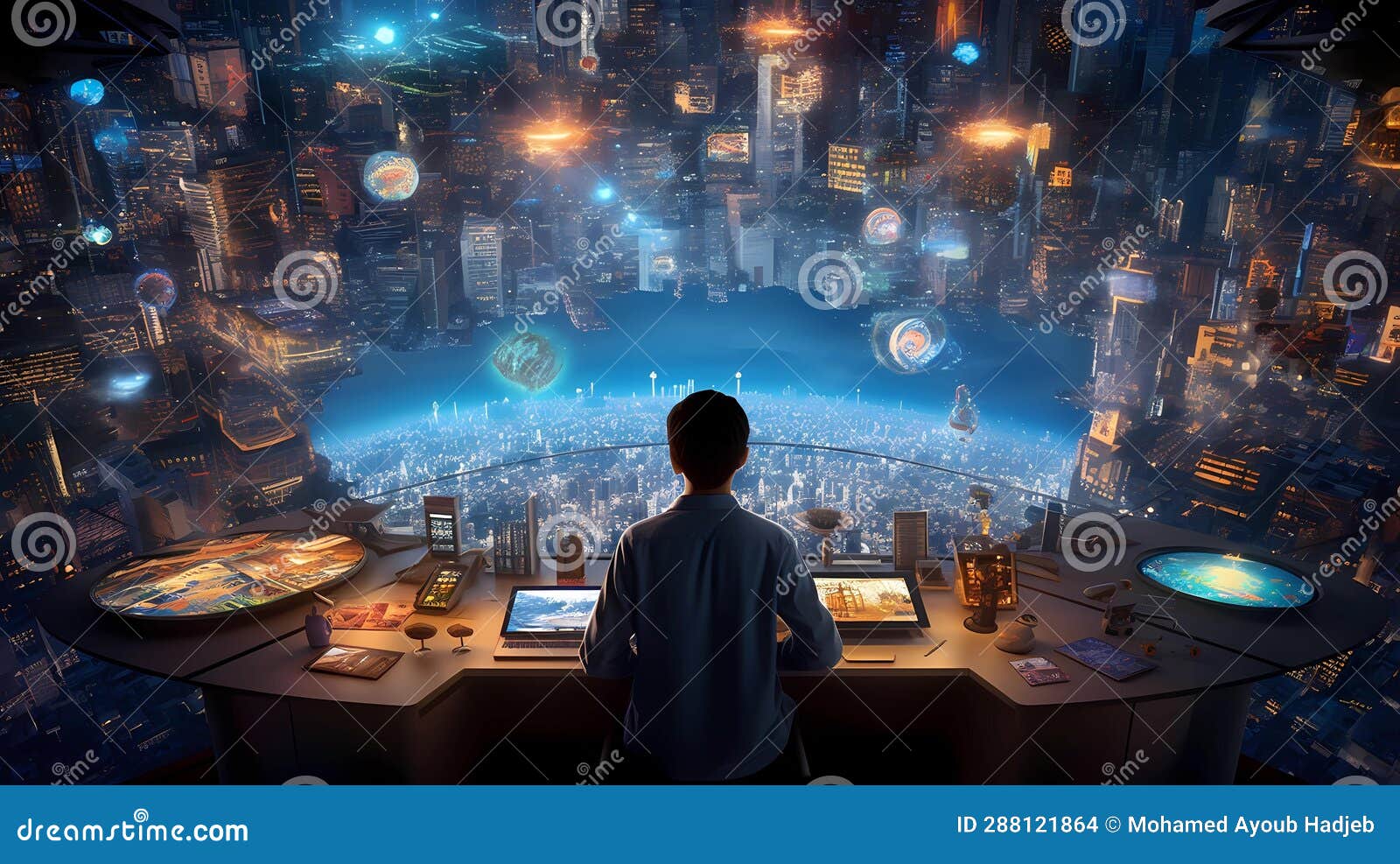 Virtual World Teeming with Intelligent Algorithms and Futuristic ...