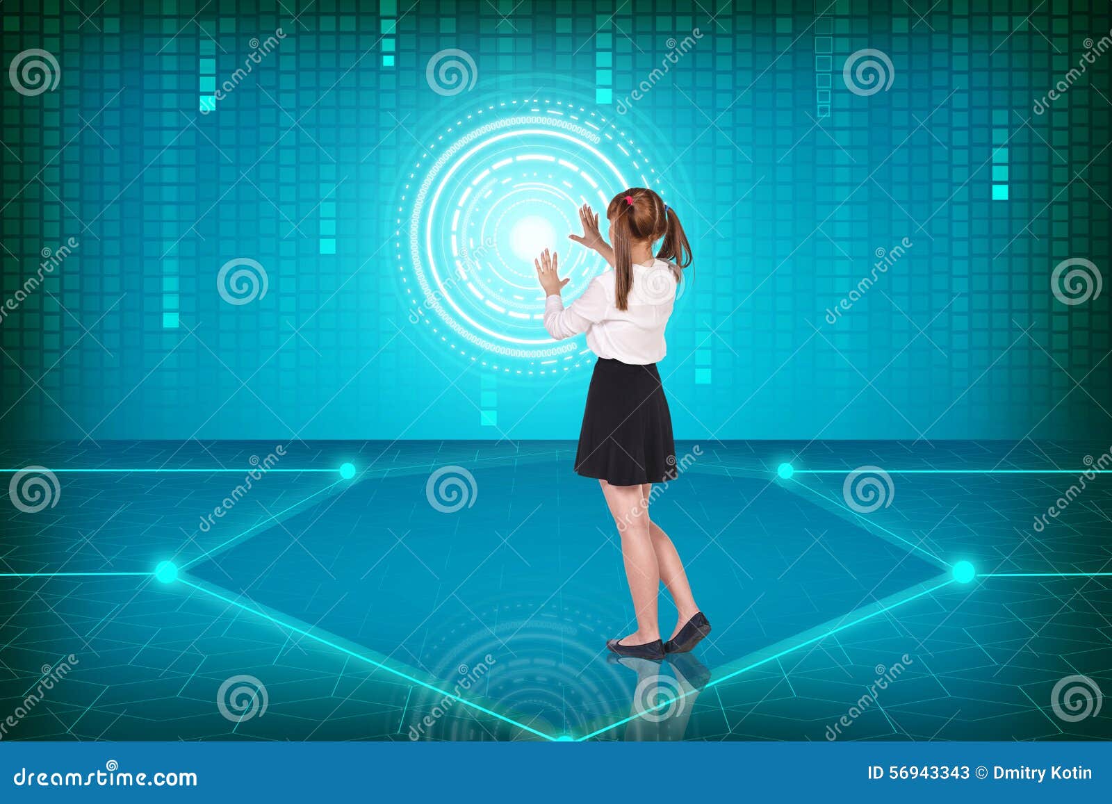 Virtualidad imagen de archivo. Imagen de concepto, interfaz - 56943343