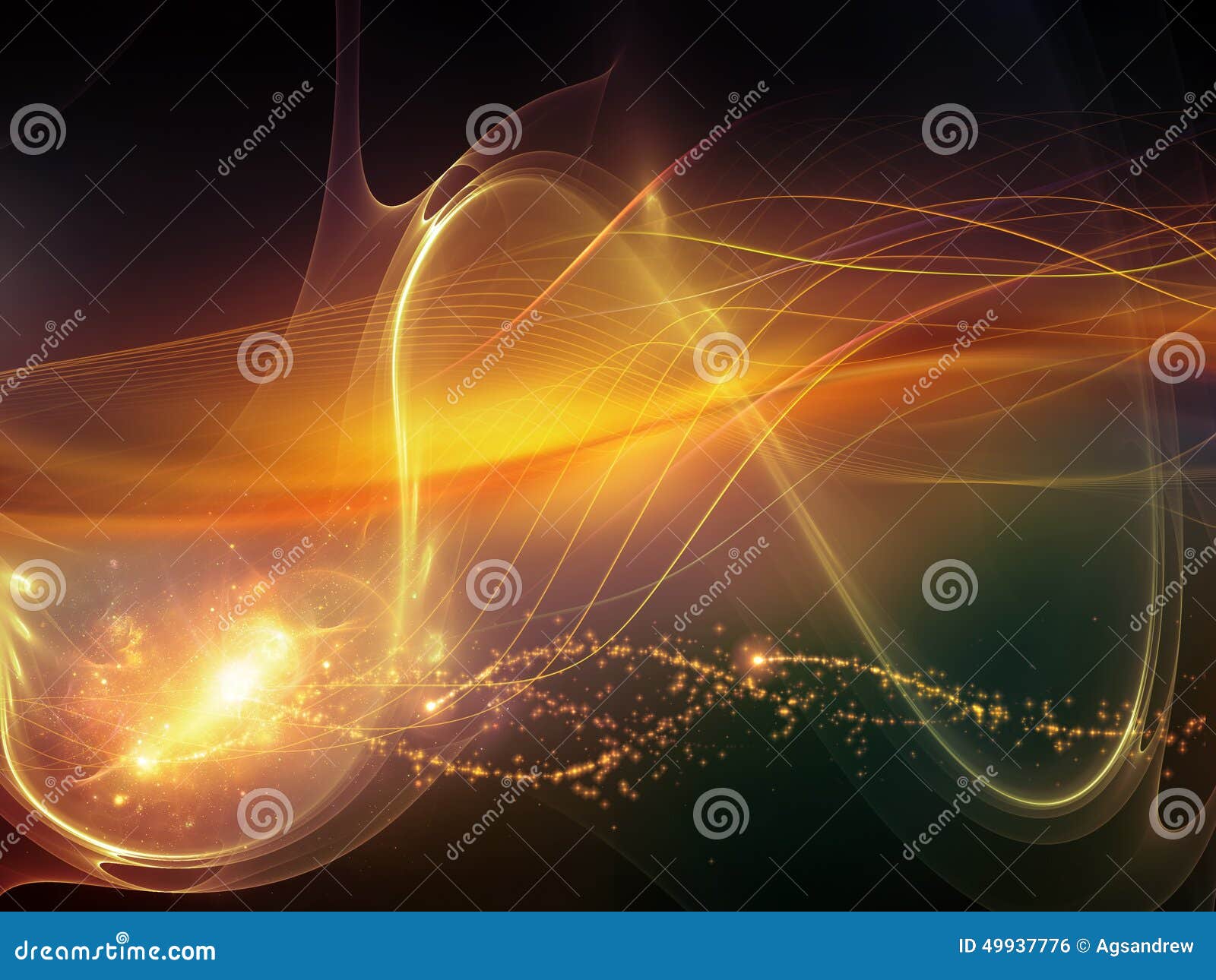 Virtualization of Waves stock illustration. Illustration of design ...