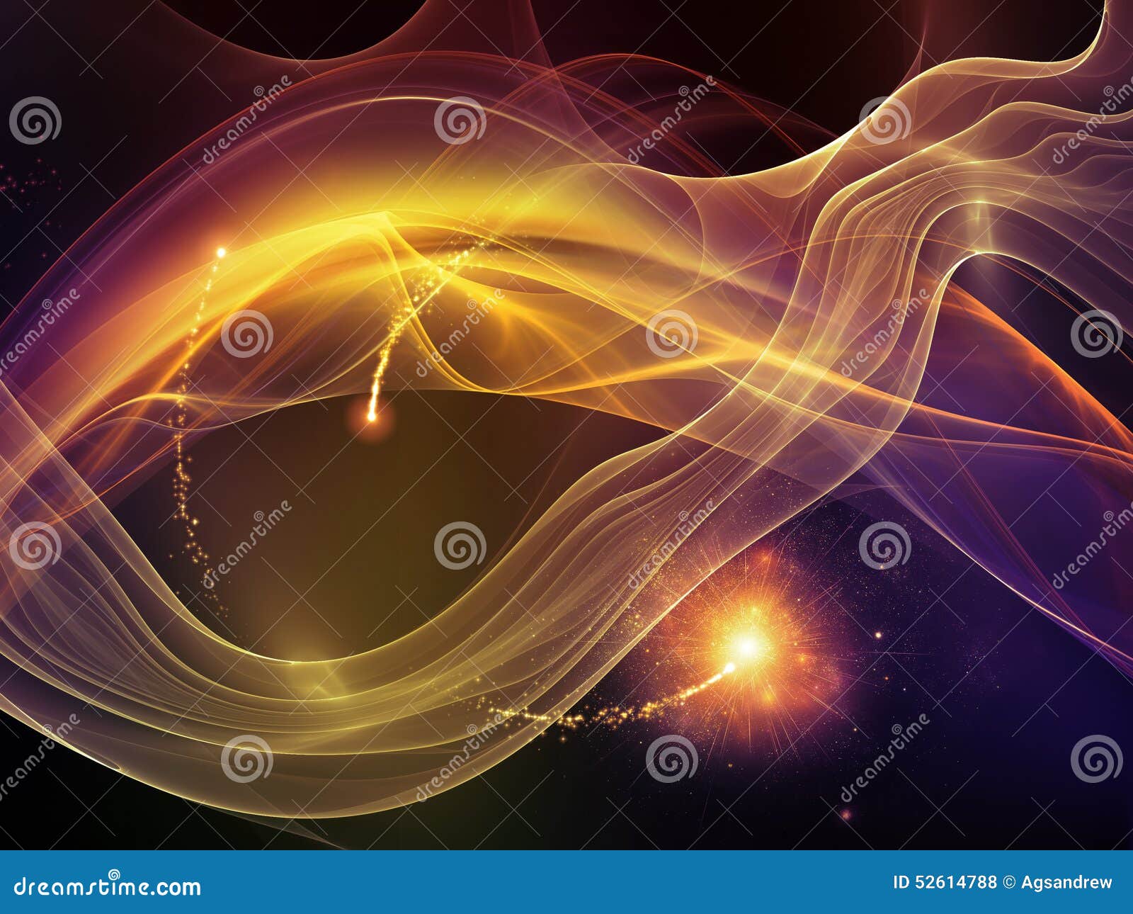 Virtualization of Waves stock illustration. Illustration of special ...