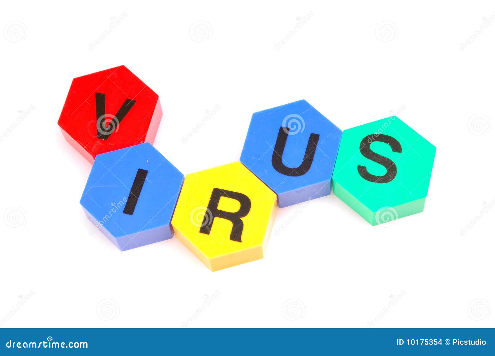 Virus foto de archivo. Imagen de alfabetos, colores, aislado - 10175354