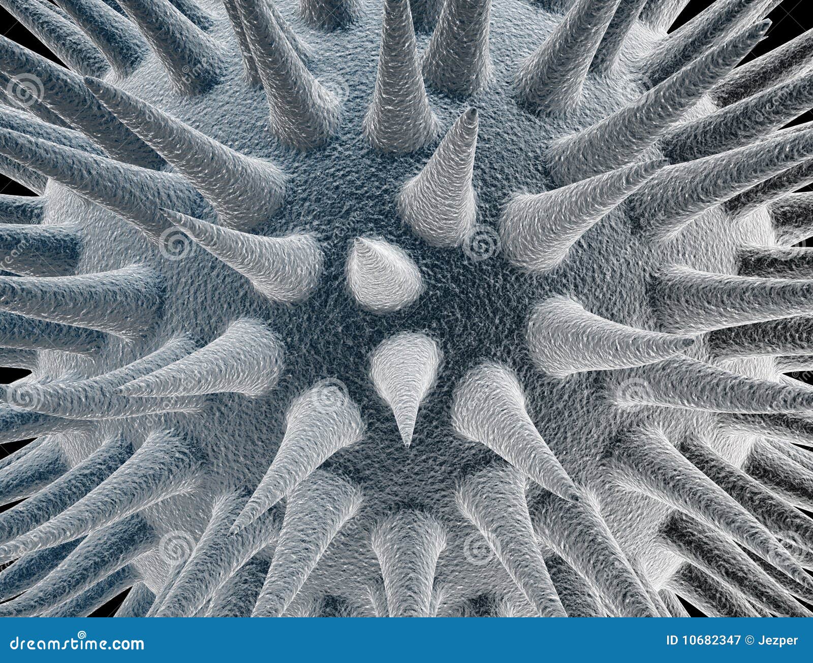 Virus stock illustration. Illustration of antivirus, microscopic - 10682347