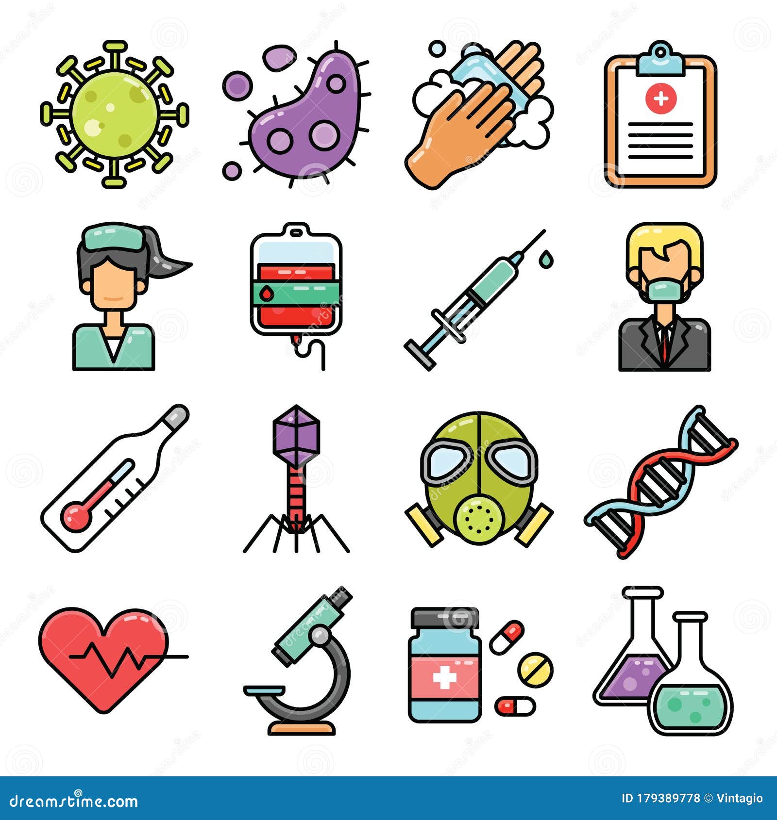 Virus Outbreak Icon stock vector. Illustration of mers - 179389778