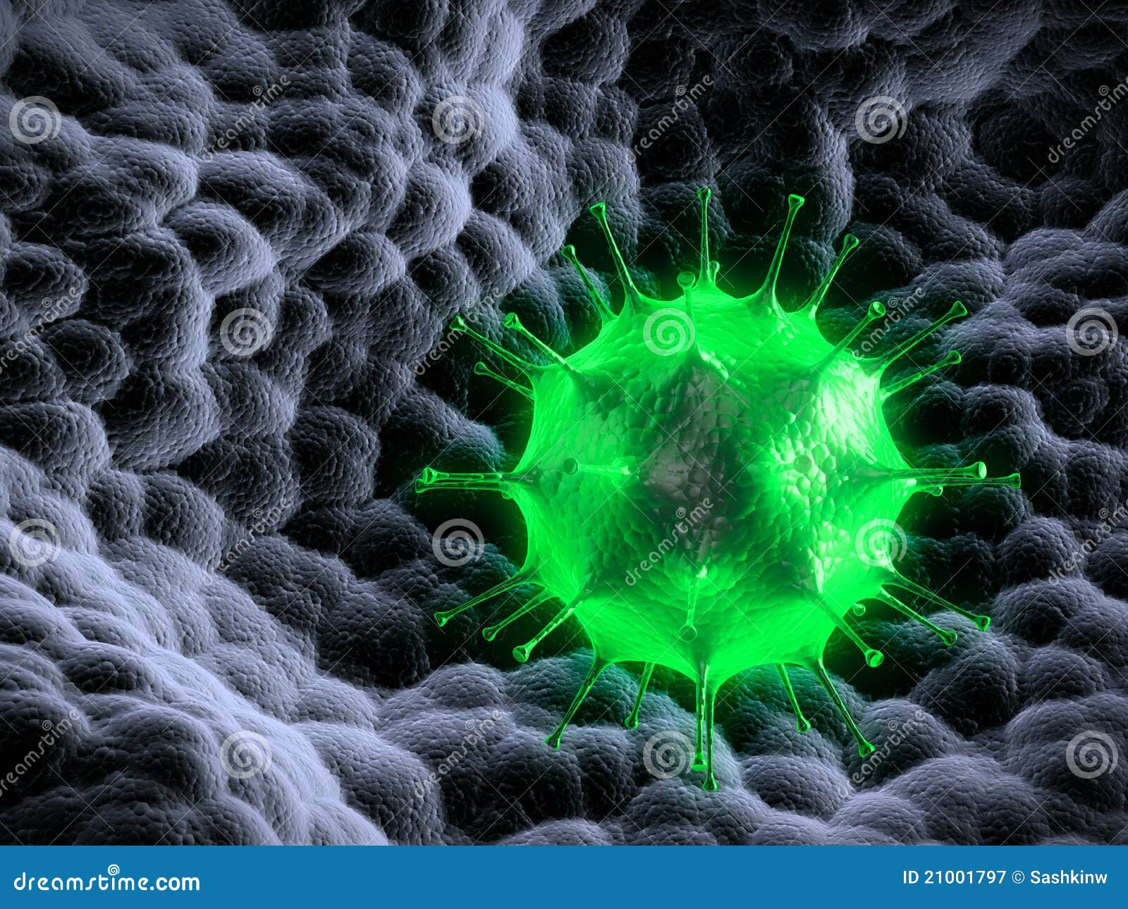 Virus stock de ilustración. Ilustración de célula, flujo - 21001797
