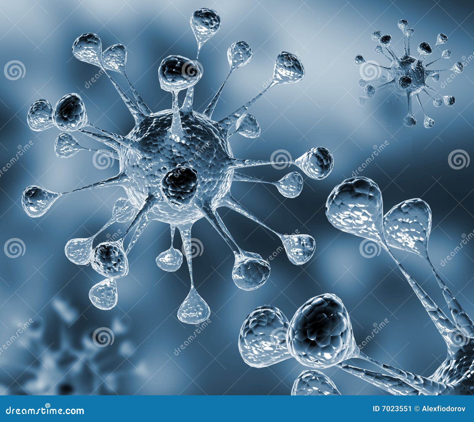 Hiv-virus Royalty-Free Cartoon | CartoonDealer.com #1854545