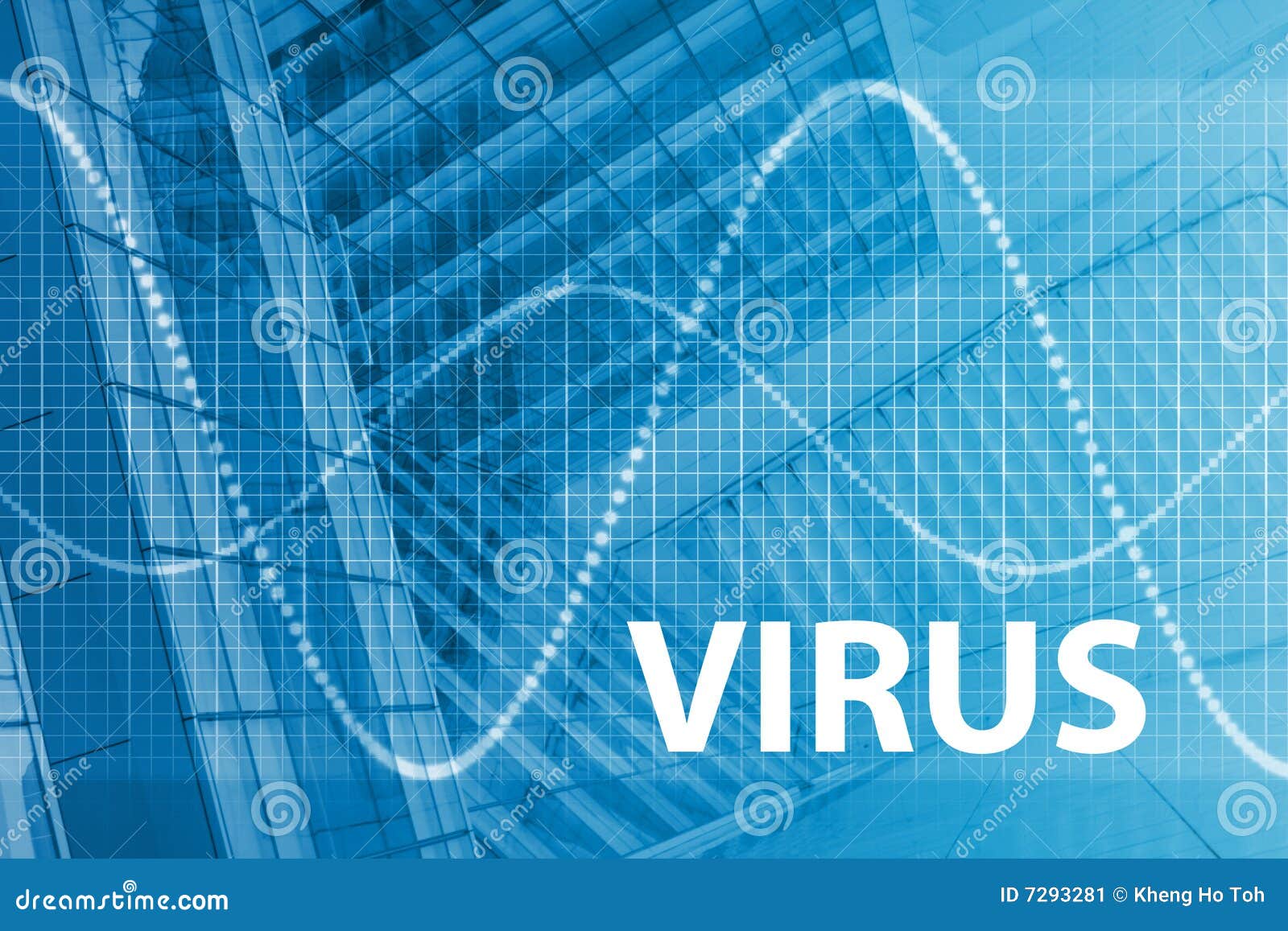 Virus Abstract Background stock illustration. Illustration of email ...