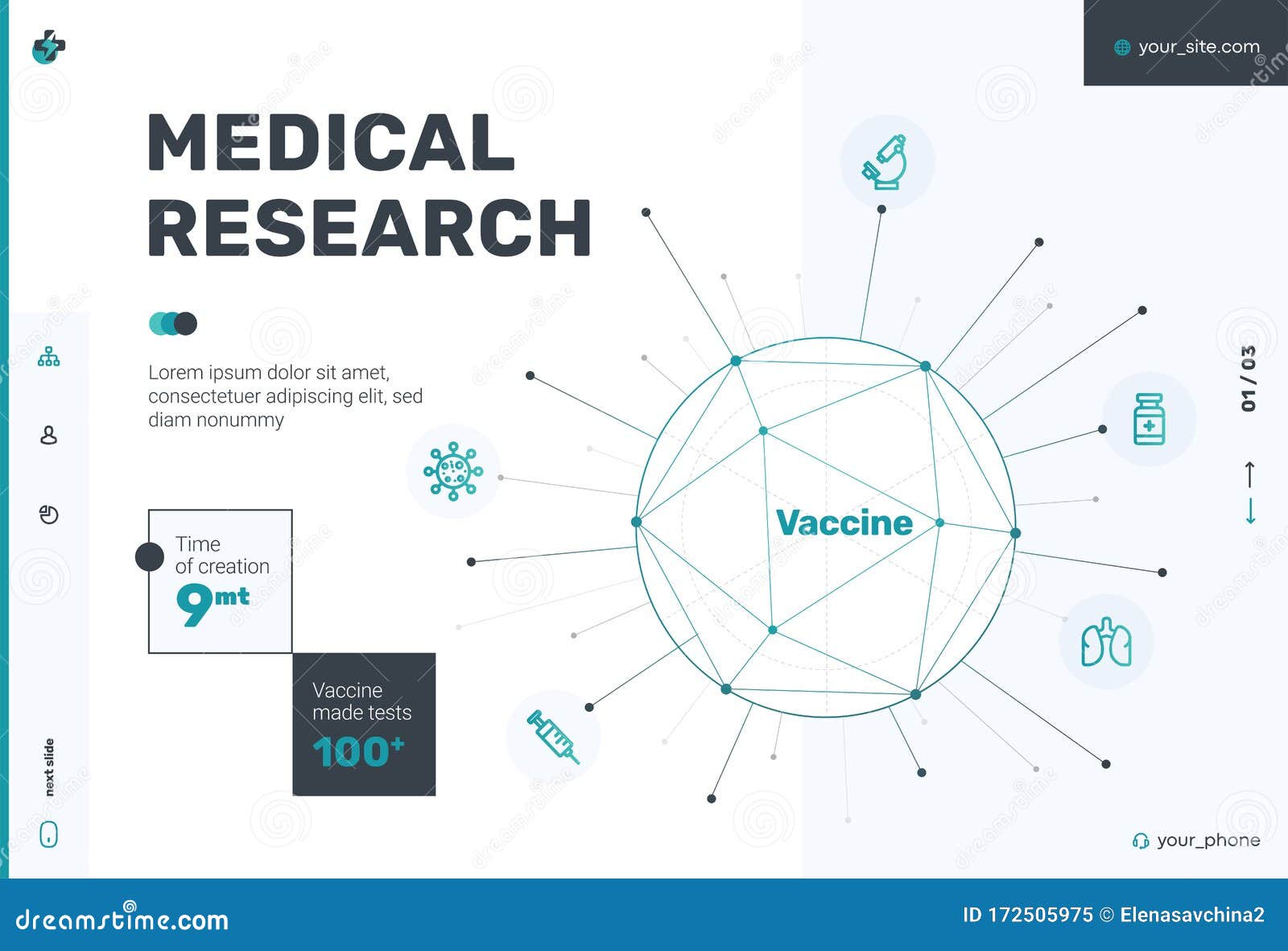 Virus. Abstract Vector Microbe Infographic Stock Vector - Illustration ...