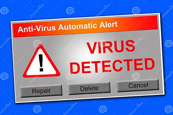 Virus alert stock illustration. Illustration of access - 18168796