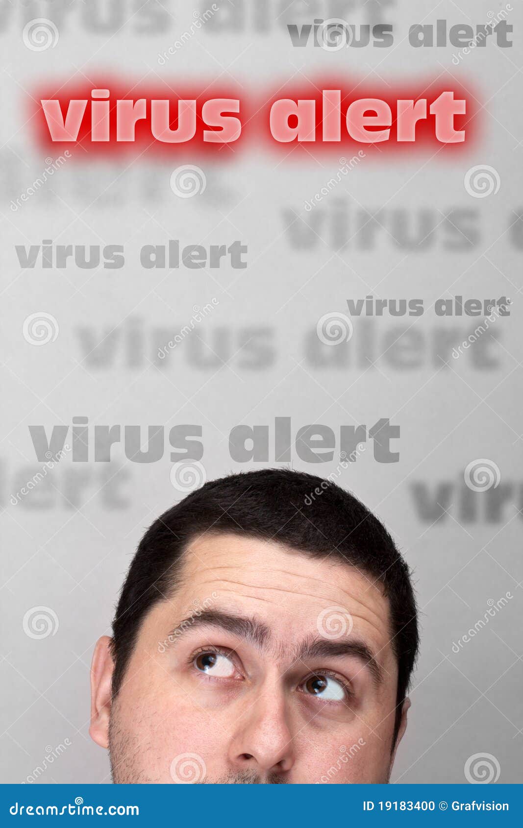 Virus alert stock photo. Image of problematic, male, trouble - 19183400