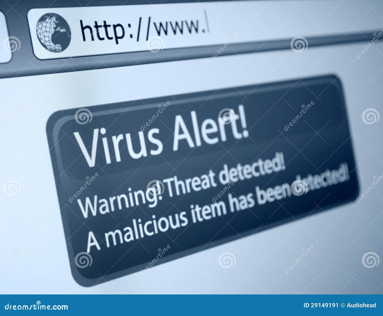 Virus Alert stock image. Image of screen, threat, infection - 29149191