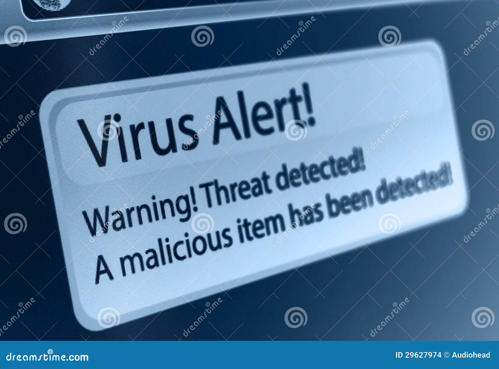 Virus Alert stock photo. Image of antivirus, spyware - 29627974