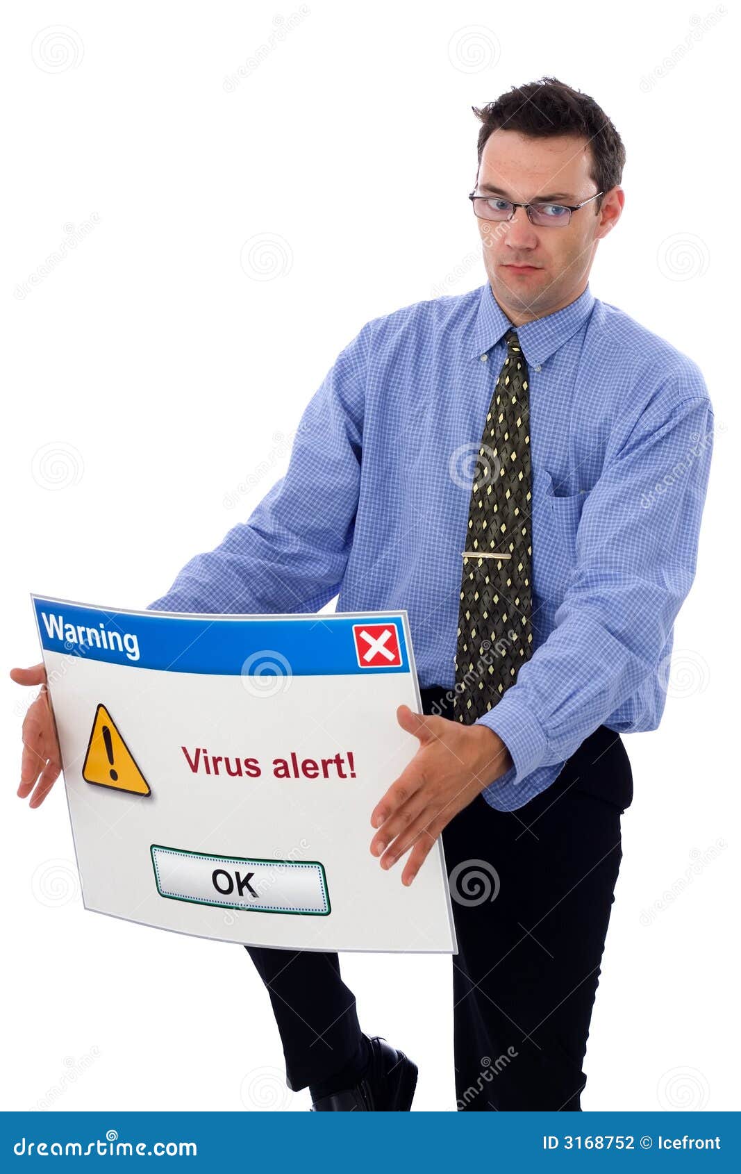 Virus alert stock photo. Image of isolated, dialog, huge - 3168752