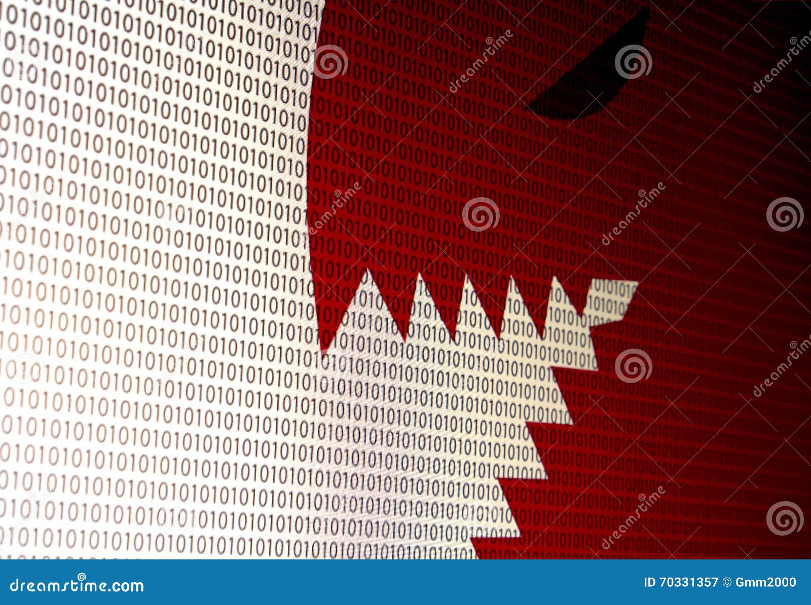 Virus Attack Computer Photograph of the Led Screen Stock Image - Image ...