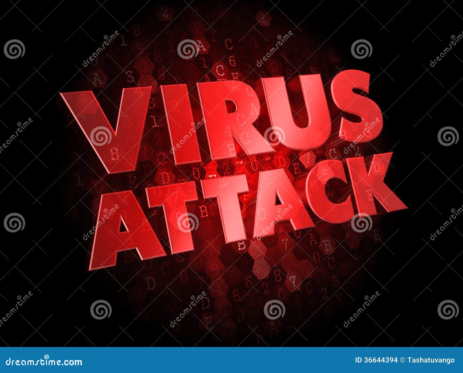 Virus Attack Sane Cells Royalty-Free Stock Image | CartoonDealer.com ...