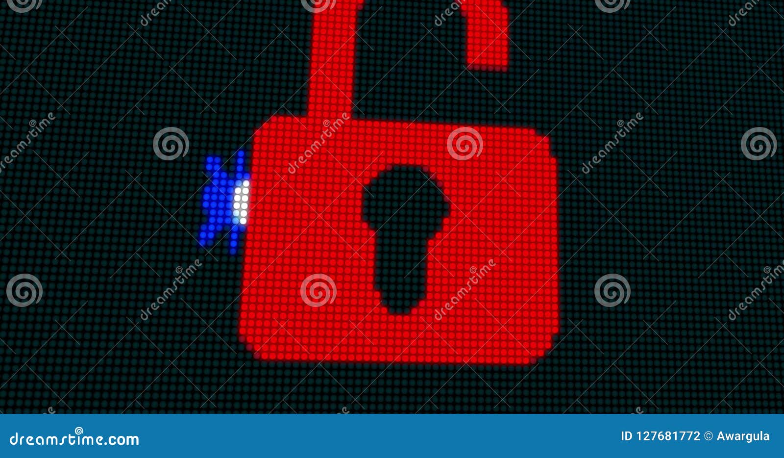 Virus attack pixel style stock footage. Video of metaphor - 127681772