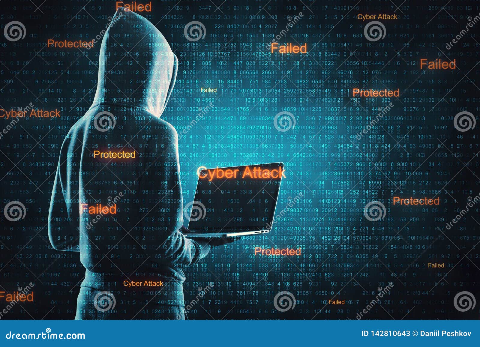 Virus Attack and Protection Concept Stock Image - Image of ...