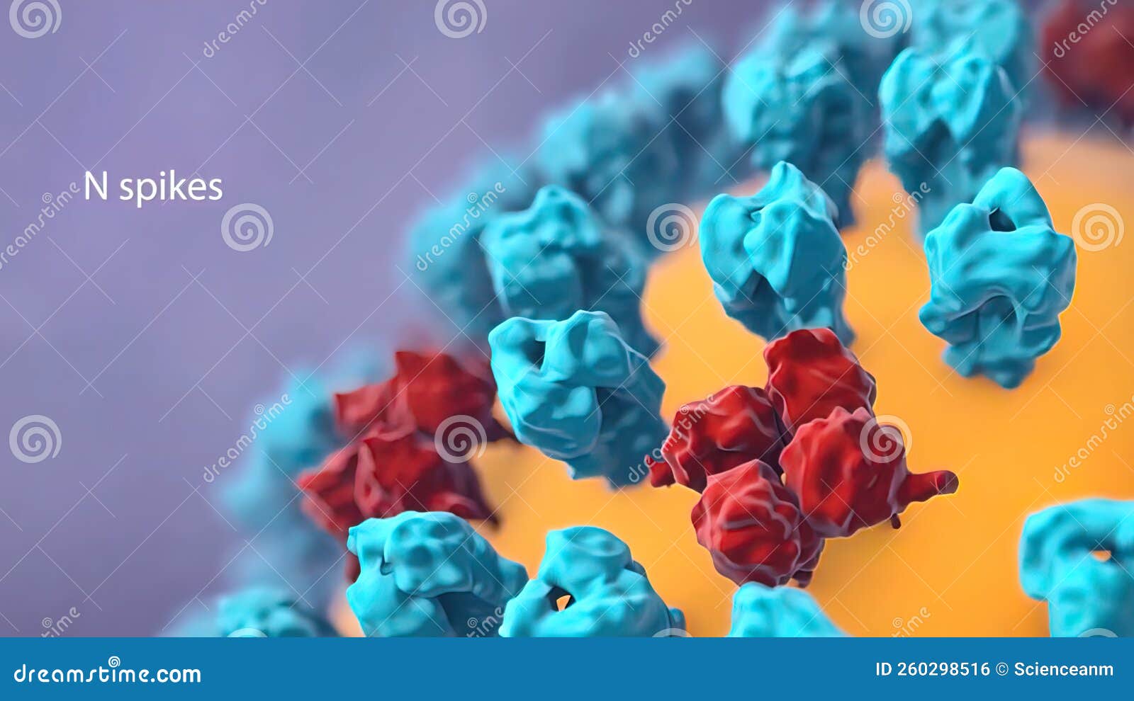 Virus that Attacks Blood Cells Stock Illustration - Illustration of ...