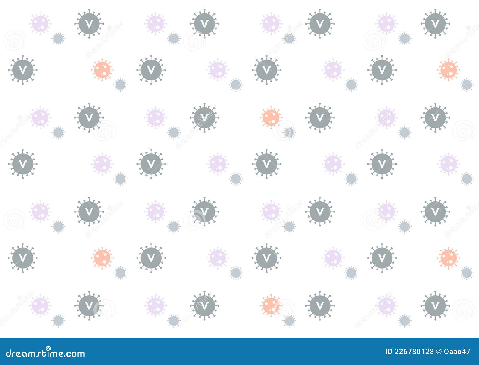 Virus pattern background stock vector. Illustration of sars - 226780128