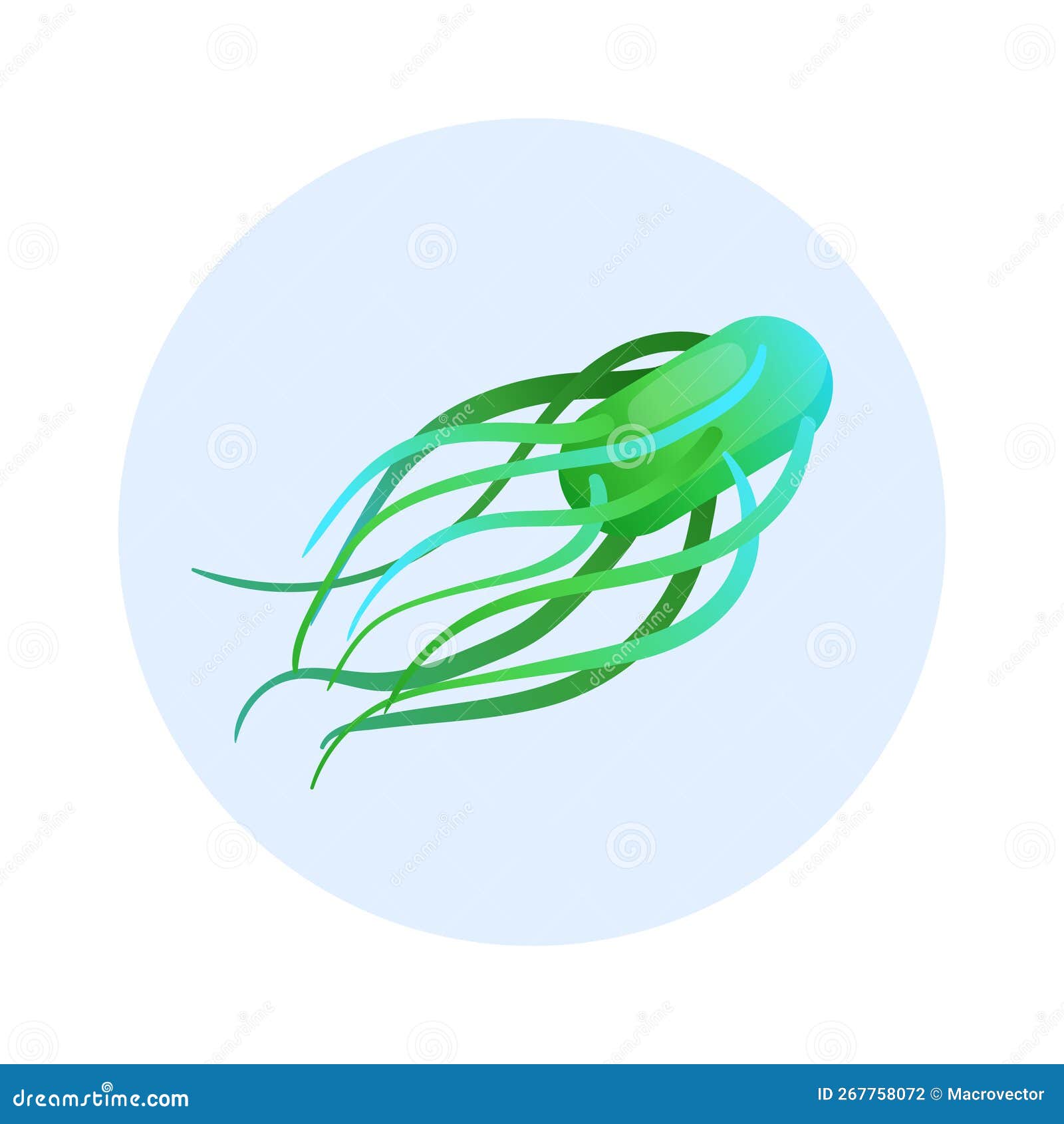 Virus Bacteria Circle Composition Stock Vector - Illustration of ...