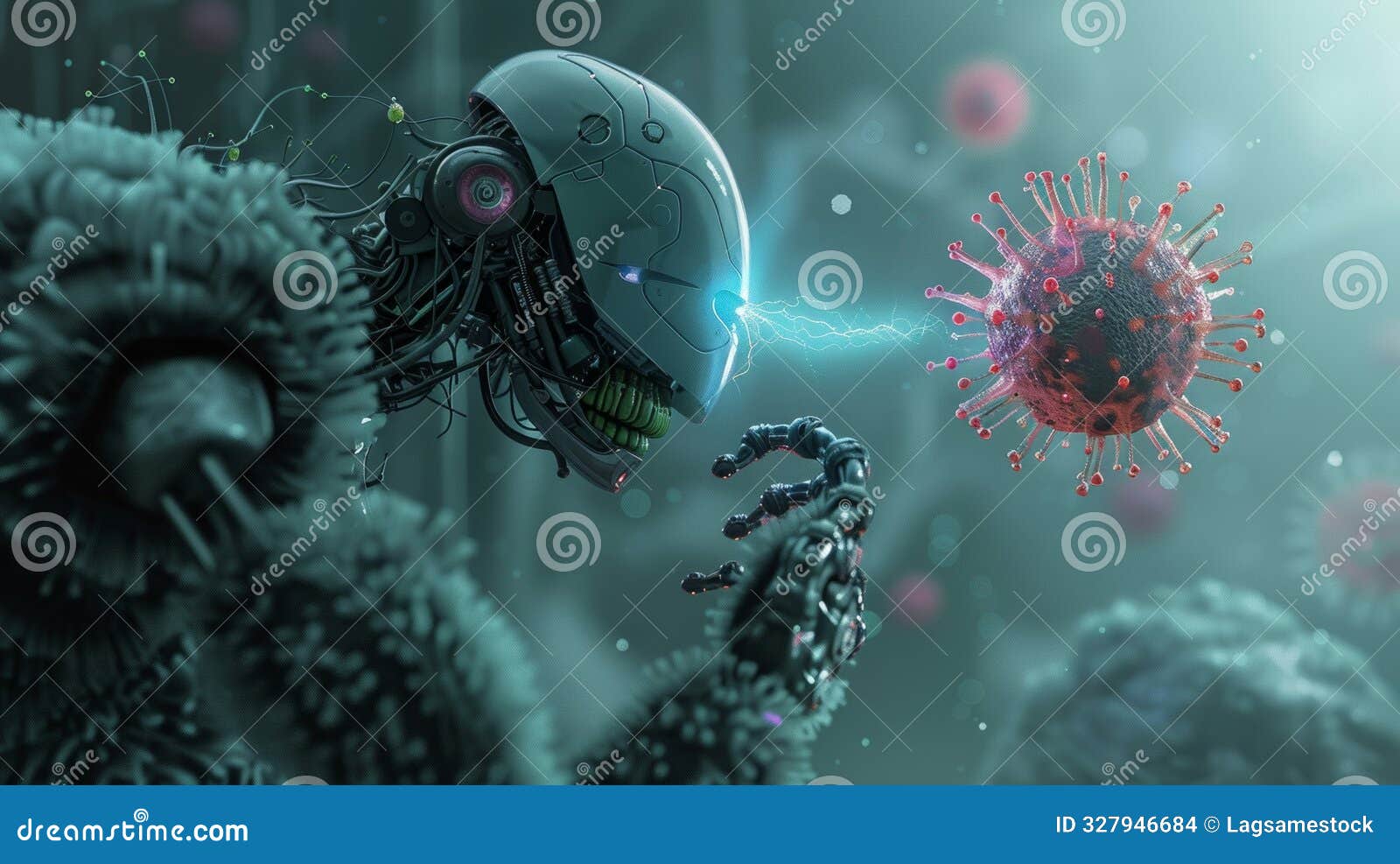 Virus, Robotics Research Diagnose Virtual Human Interface Screen ...