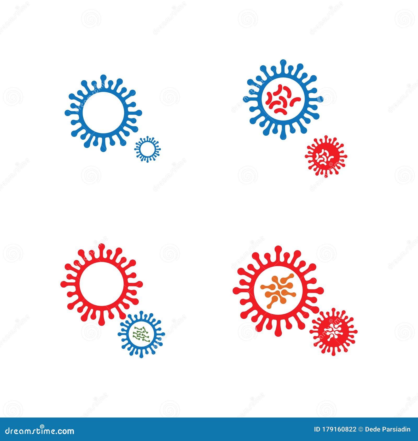 Virus stock vector. Illustration of logo, risk, illness - 179160822