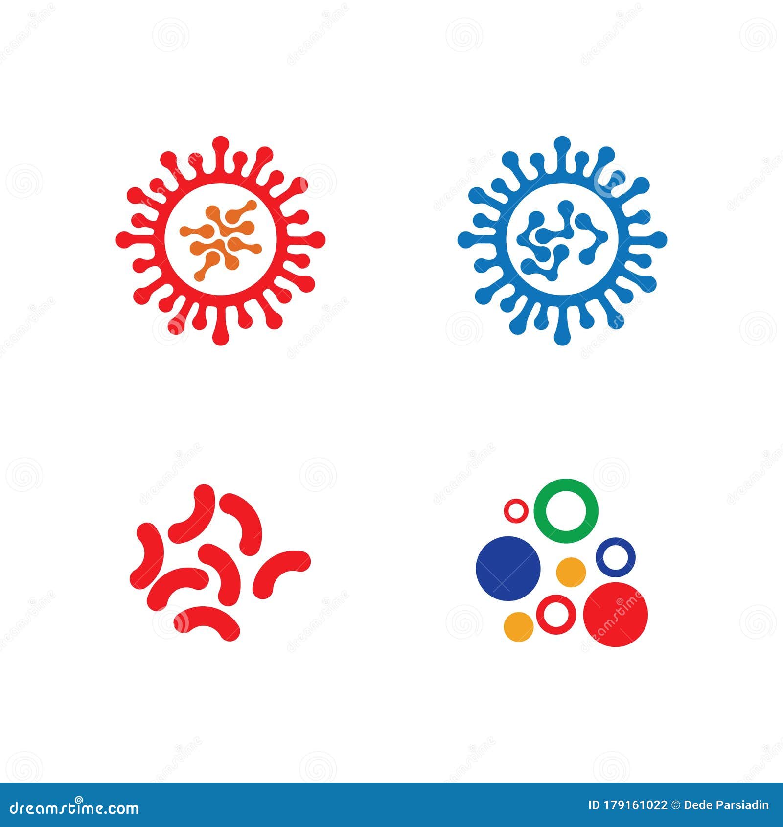 Virus stock vector. Illustration of corona, cell, protection - 179161022