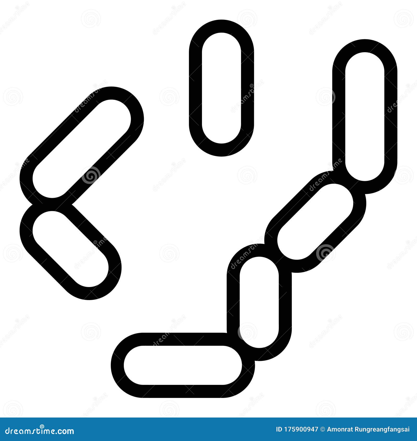 Virus or Bacteria Vector Illustration, Line Style Icon Stock Vector ... Virus or Bacteria Vector Illustration, Line Style Icon Stock Vector ...