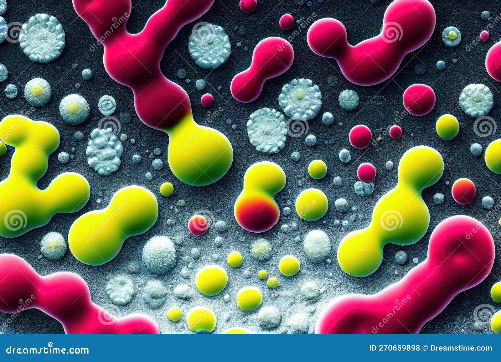 Virus Bacterium Science, Epidemic Concept Stock Illustration ...