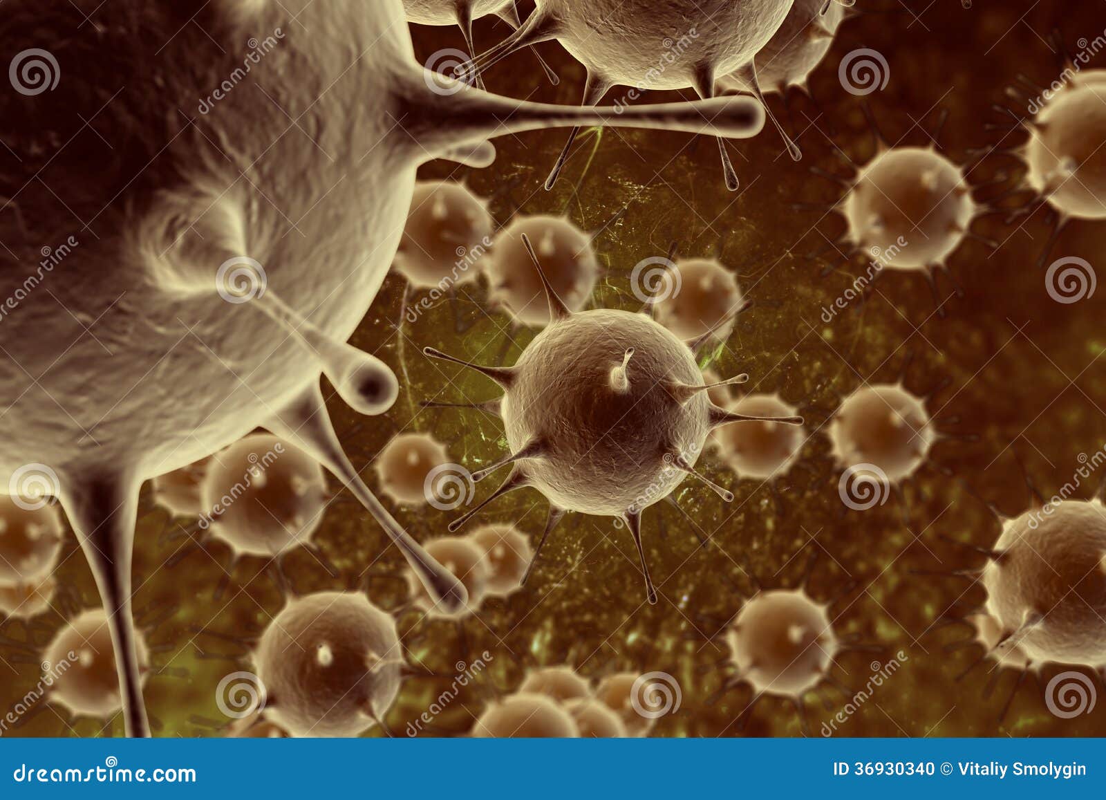 The virus stock illustration. Illustration of life, cancer - 36930340