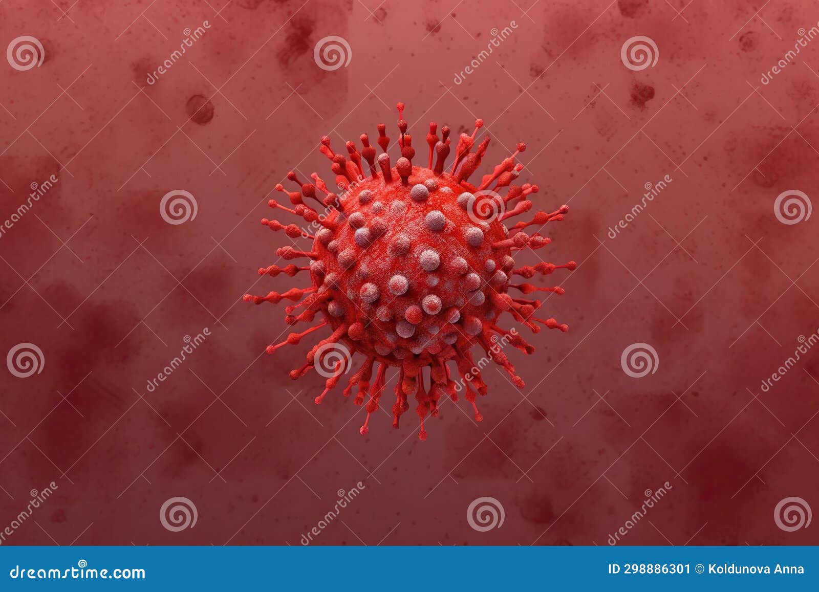 Virus in Blood, Concept of Microscopic Infection Stock Image - Image of ...