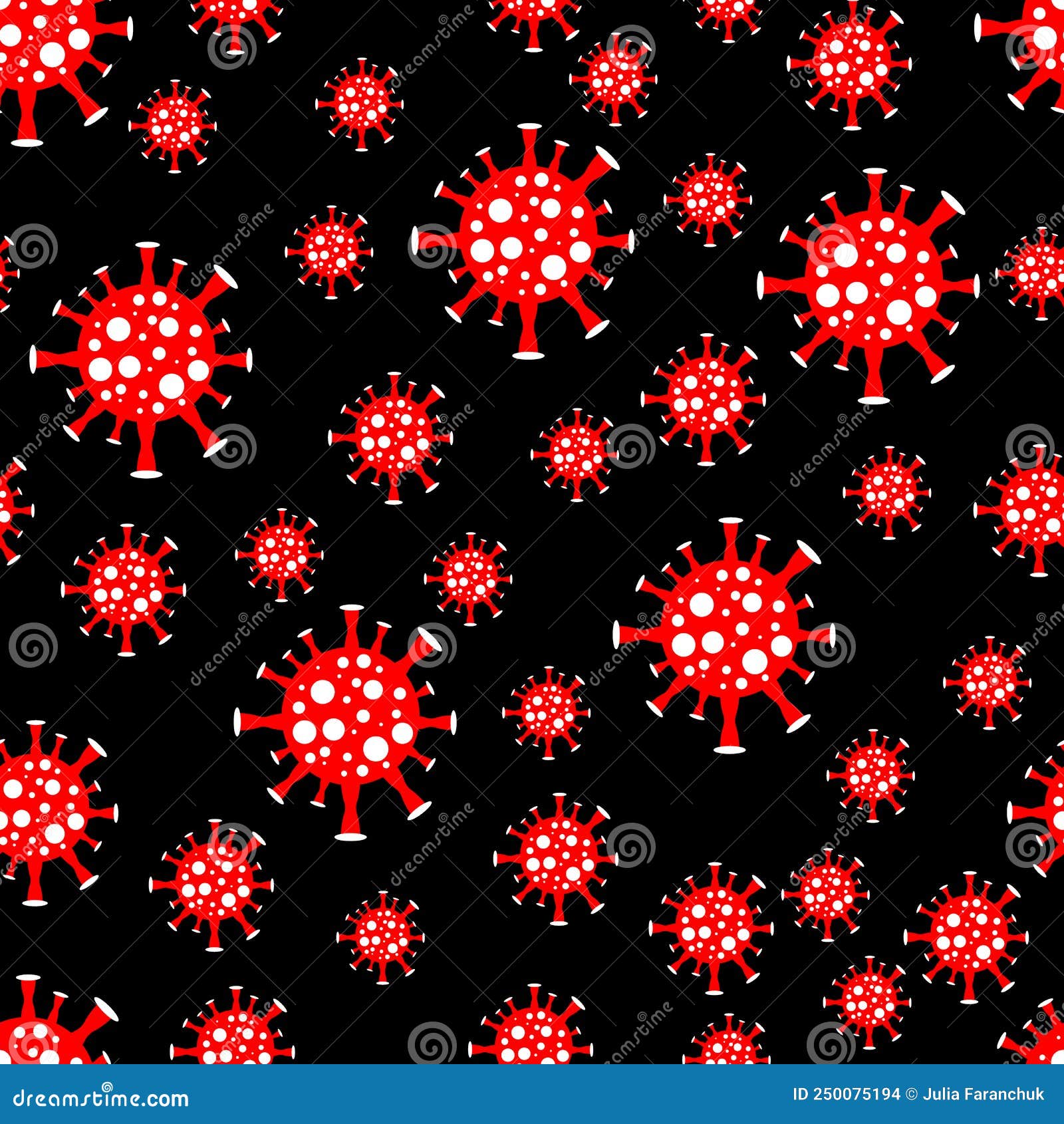 Smallpox Cell - Isolated On Black Stock Image | CartoonDealer.com #43059853