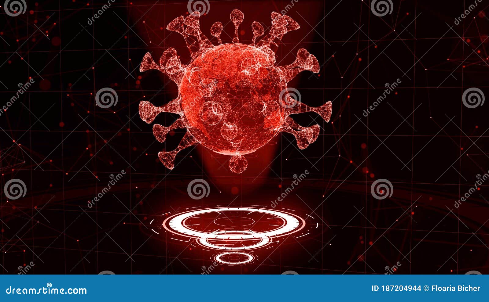 Destruction Of A Cell. Conceptual Image Stock Illustration ...