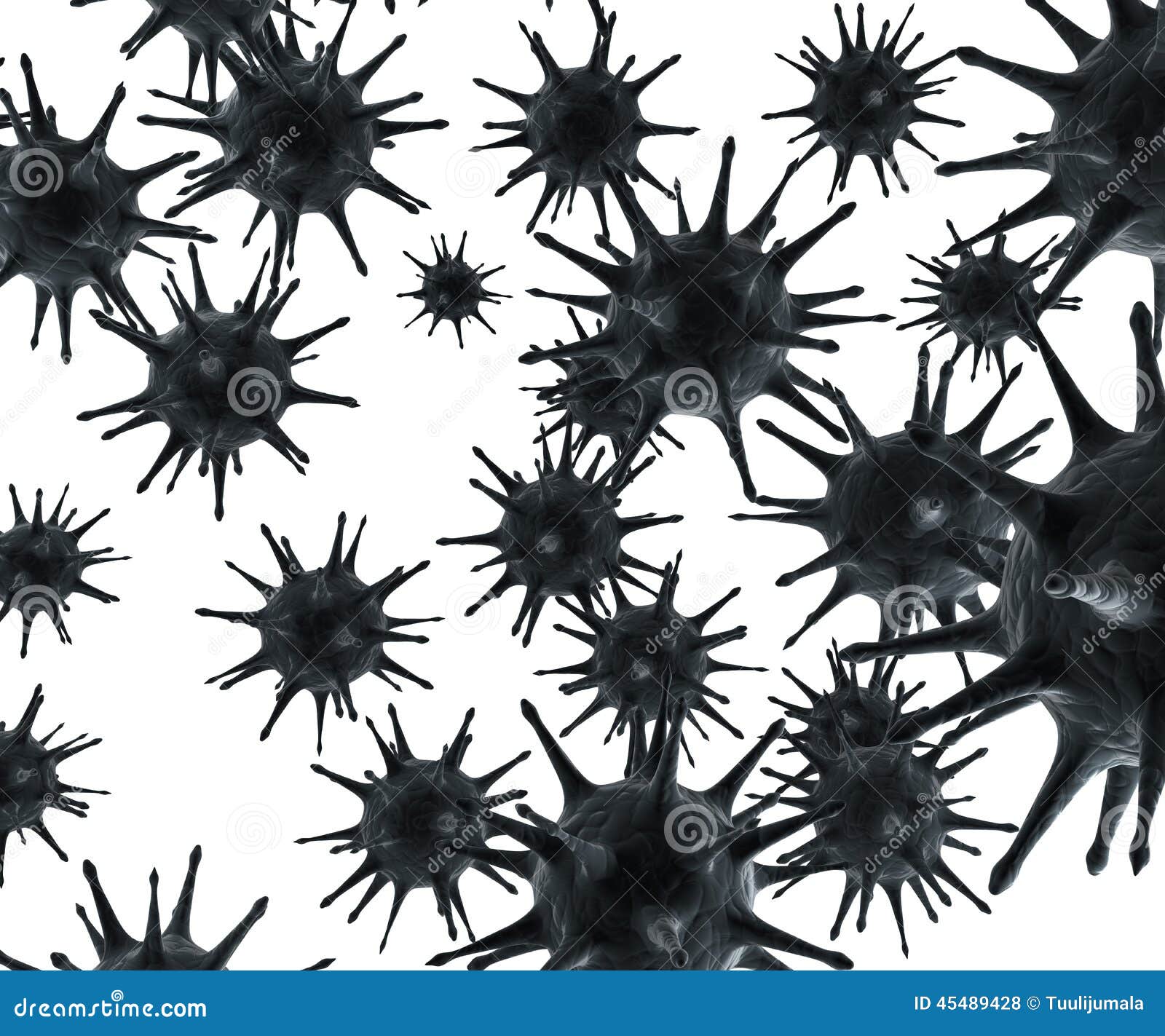 Virus cells background stock illustration. Illustration of cell - 45489428