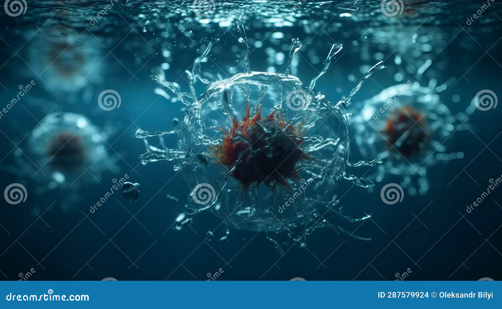 Microscopic Germs and Pathogens Stock Photo - Image of cell, infection ...