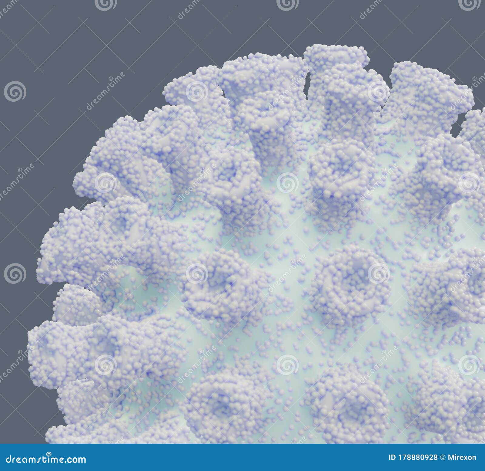 Virus Cells. 3d Illustration Stock Illustration - Illustration of ...