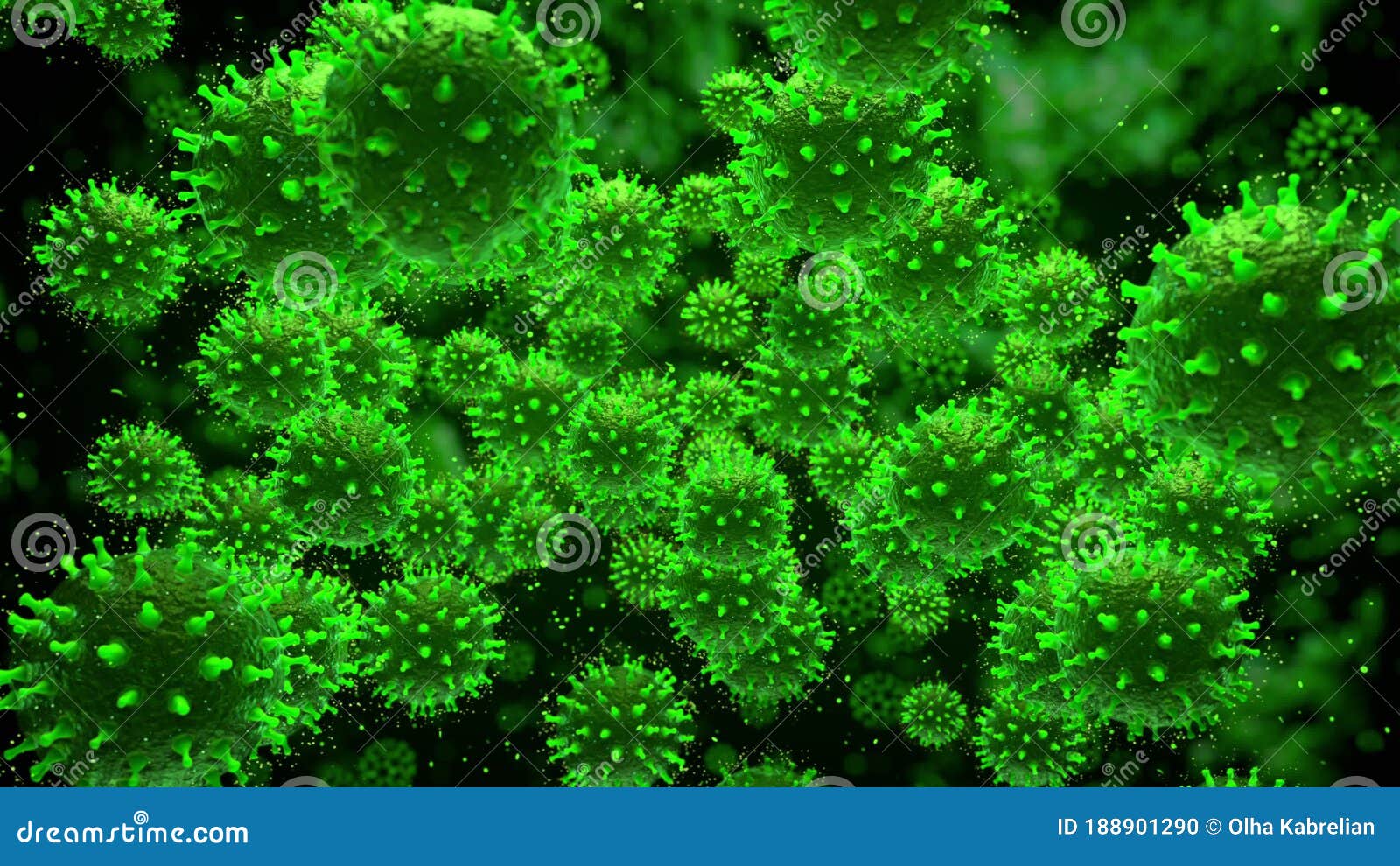 Virus Cells. Germs Allergy Bacteria Infectious Micro Pathogen Organisms ...