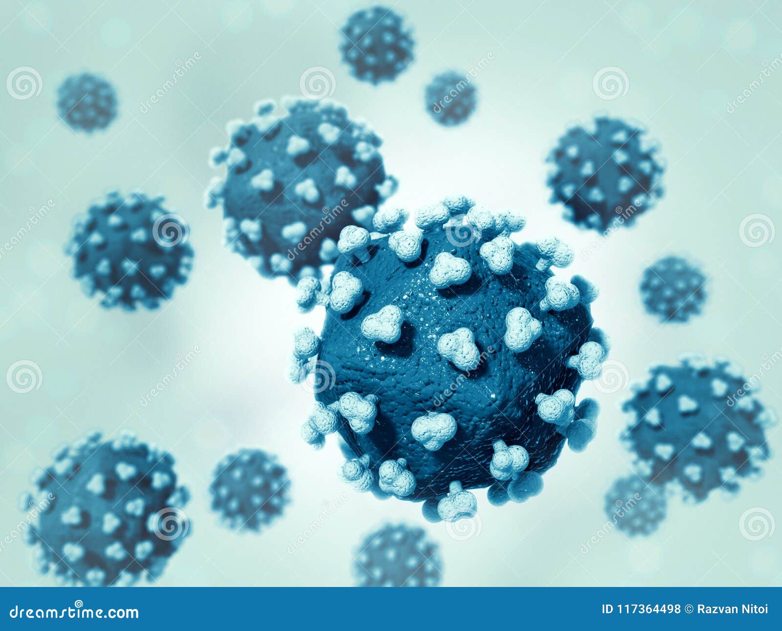 CoronaVirus Cells Invading Host Organism Causing Disease, COVID 19 ...