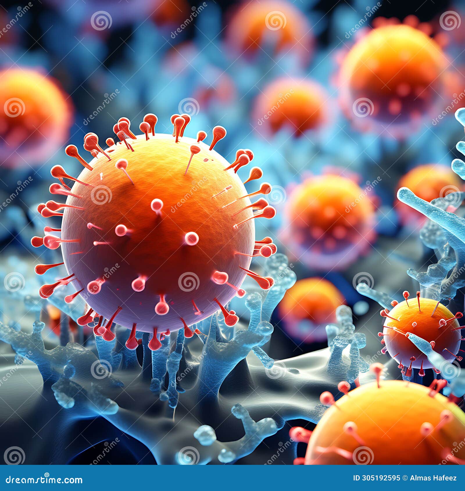 Virus Cell Microscope